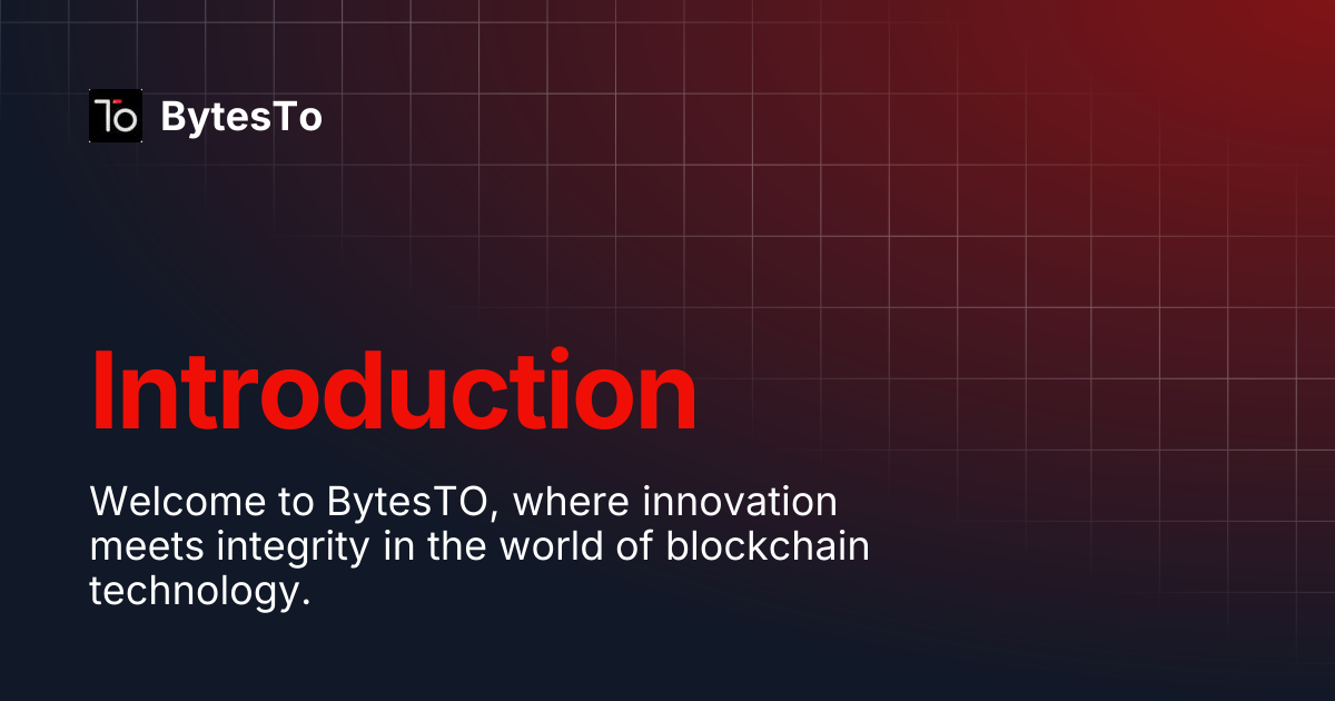 Introduction BytesTo